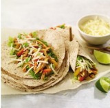 Turkey, Orange and Monterey Jack Fajitas Recipe and Chardonnay or ...