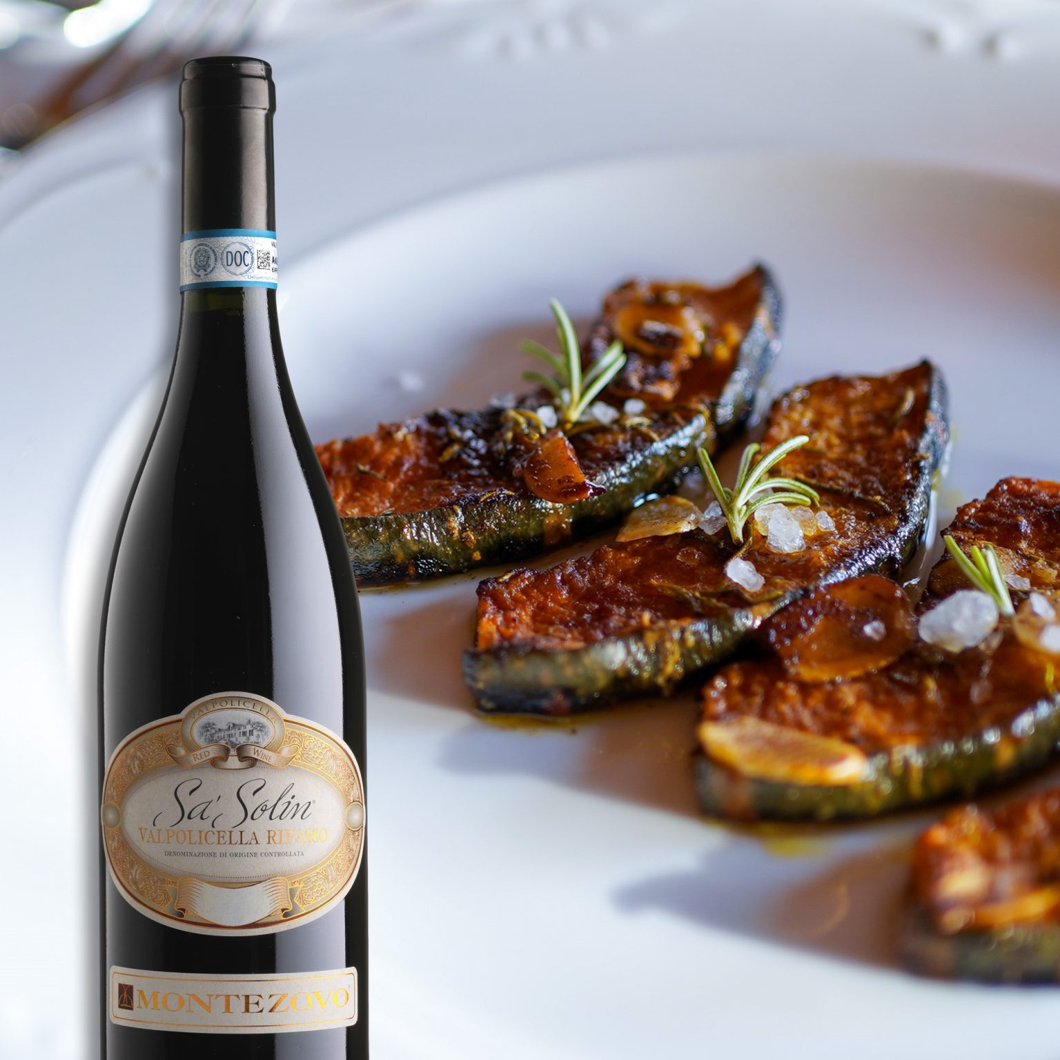 Baked Pumpkin Slices Recipe Paired with Monte Zovo Sa’Solin ...