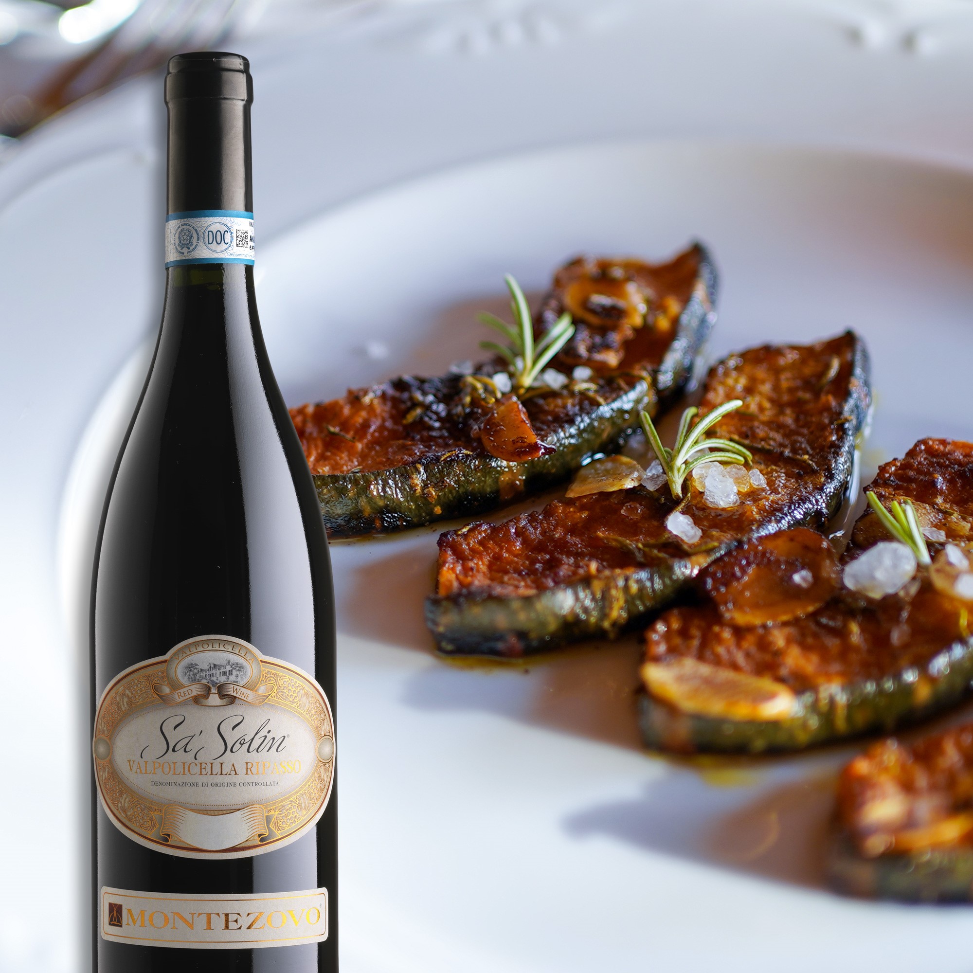 Baked Pumpkin Slices Recipe Paired with Monte Zovo Sa’Solin ...