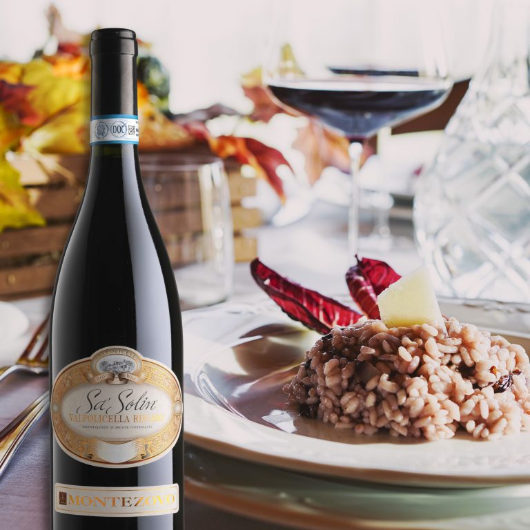 Risotto with Radicchio and Pecorino Cheese Recipe Paired with Monte ...