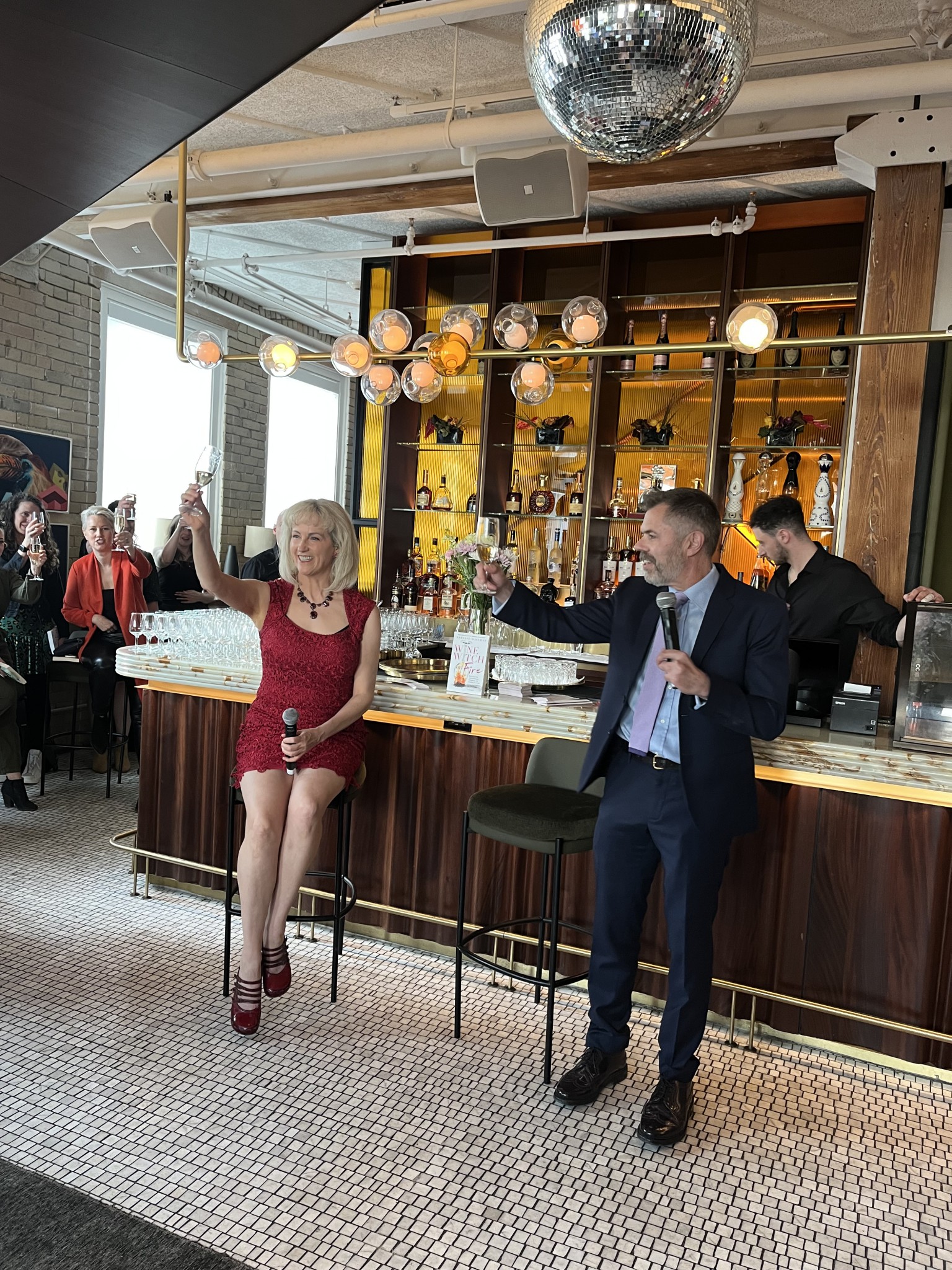 Wine Witch on Fire Launch at the Clio Club in Toronto - Natalie MacLean