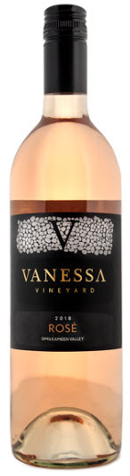 Vanessa Vineyard Rosé Merlot Syrah 2018 Expert Wine Review: Natalie MacLean