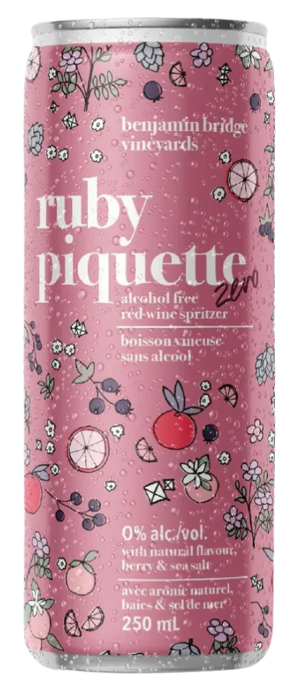 Benjamin Bridge Ruby Piquette Zero Wine Style Expert Review: Natalie ...