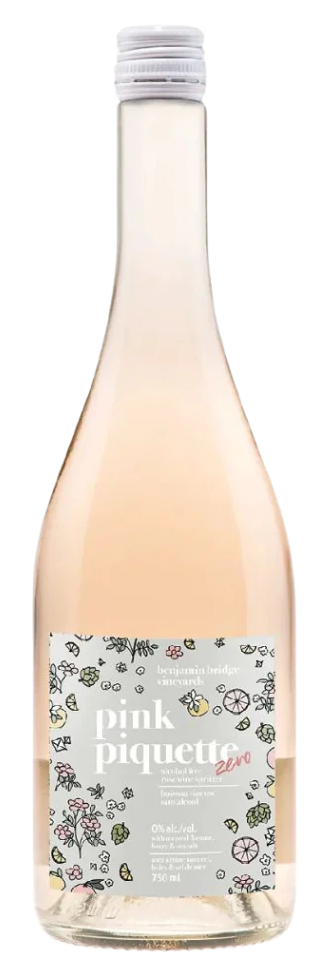 Benjamin Bridge Pink Piquette Zero Wine Style Expert Review: Natalie ...