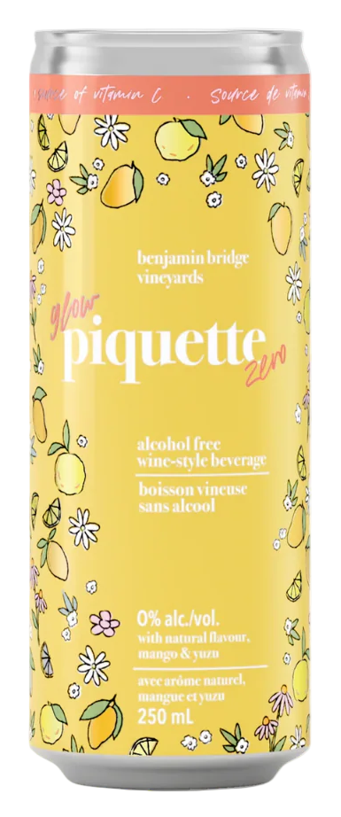 Benjamin Bridge Piquette Zero Glow Wine Style Expert Review: Natalie ...