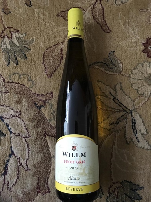 00 Pinot Gris Alsace (Willm) 2015 Expert Wine Review: Natalie MacLean