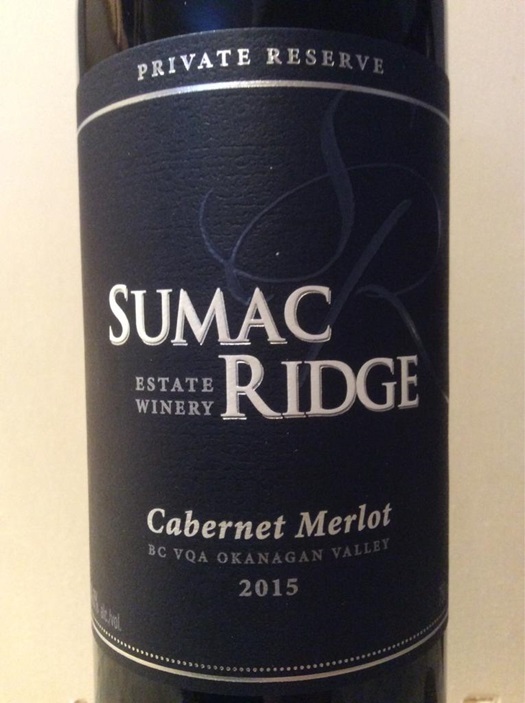 Sumac Ridge Estate Winery Cabernet Merlot 2015 Expert Wine Review ...
