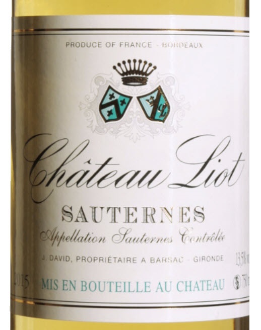 Château Liot Sauternes 2015 Expert Wine Review: Natalie MacLean