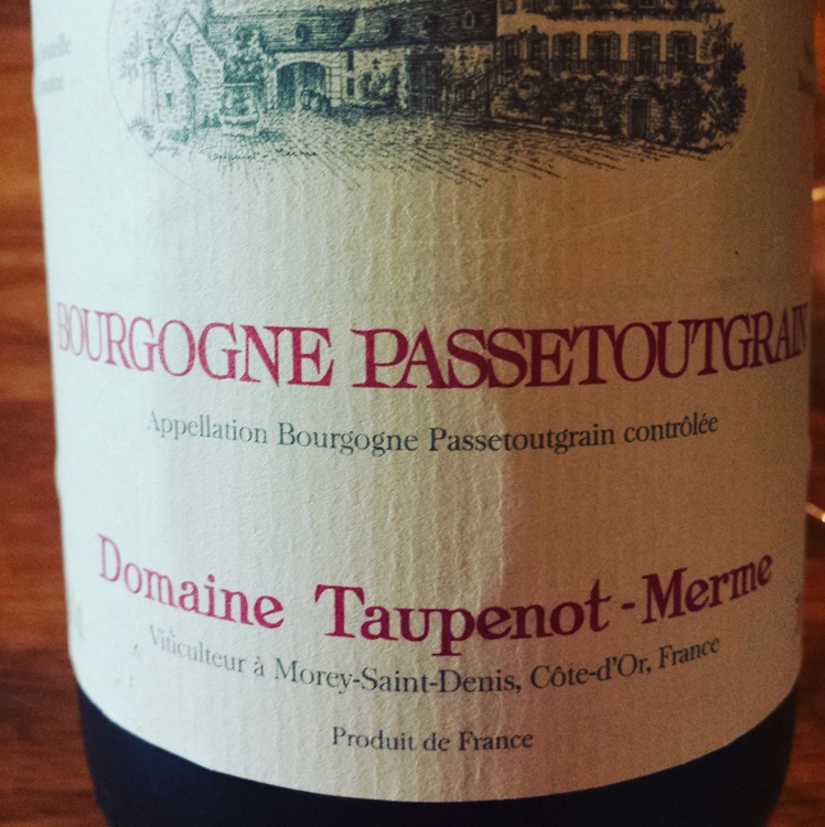 Domaine Taupenot-Merme Bourgogne Passetoutgrain 2012 Expert Wine Review ...