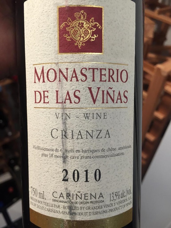 Monasterio De Las Viñas Grandes Vinos Y Venedos Crianza 2010 Expert ...