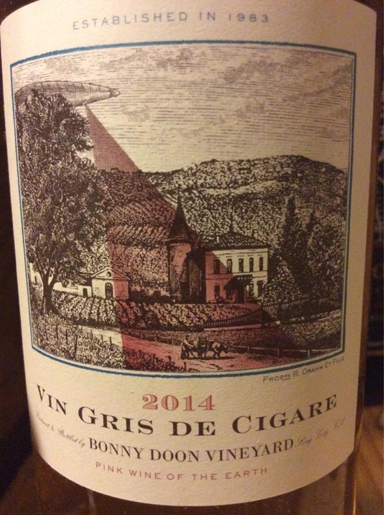 Bonny Doon Vineyard Tasting Room Vin Gris De Cigare 2014 Expert Wine ...
