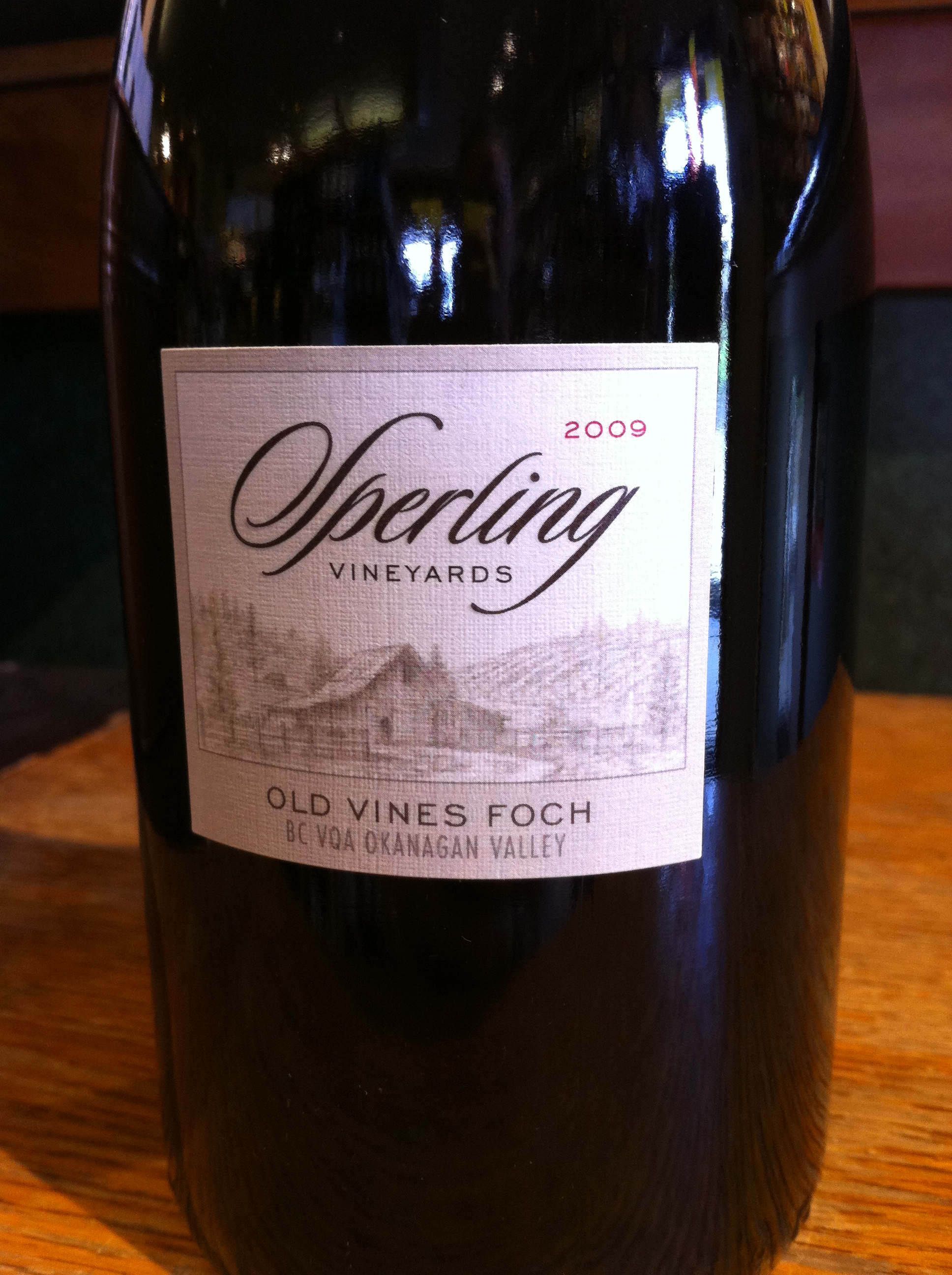 Sperling Vineyards Old Vines Foch 2009 Expert Wine Review: Natalie MacLean