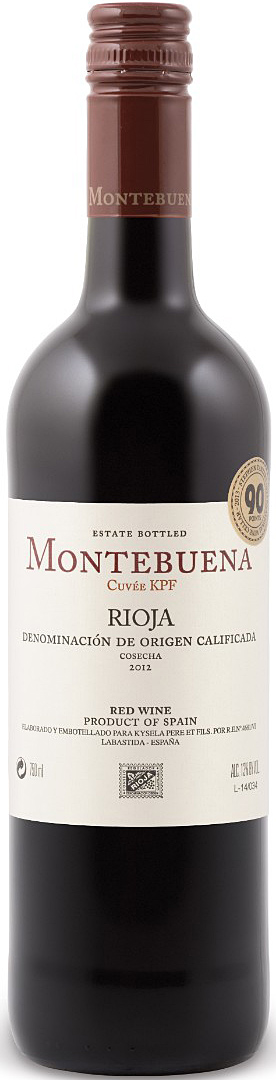 Montebuena Cuvée Kpf Tempranillo 2012 Expert Wine Review: Natalie MacLean