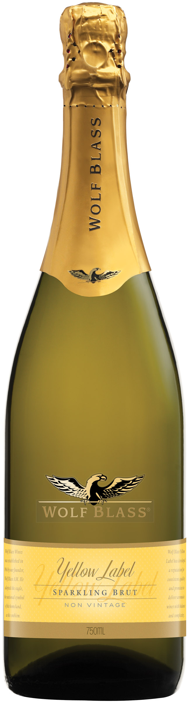 Wolf Blass Yellow Label Sparkling Brut Sparkling White Expert Wine Review: Natalie MacLean