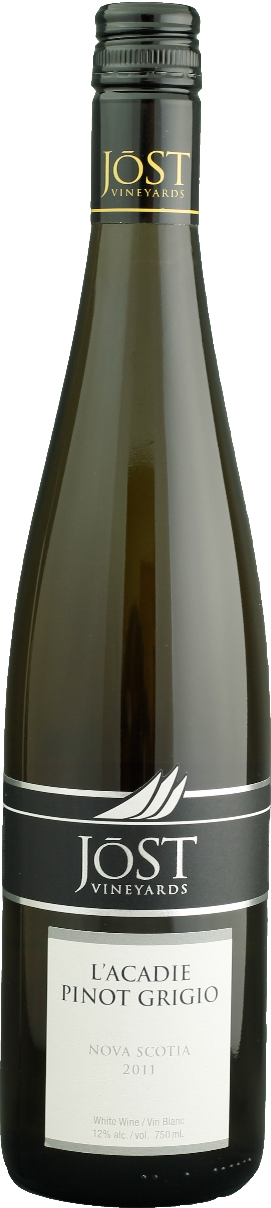 Jost Vineyards Jost Vineyards L'acadie Pinot Grigio 2011 Expert Wine ...